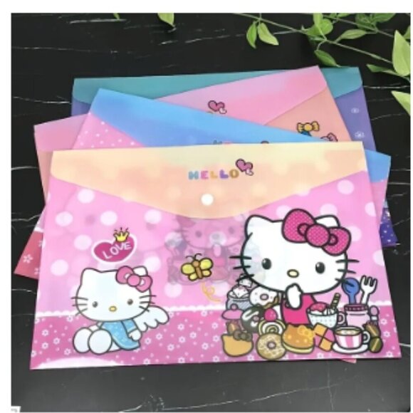 Office | Hello Kitty Document Bag For Students And Teachers A4 Size ...